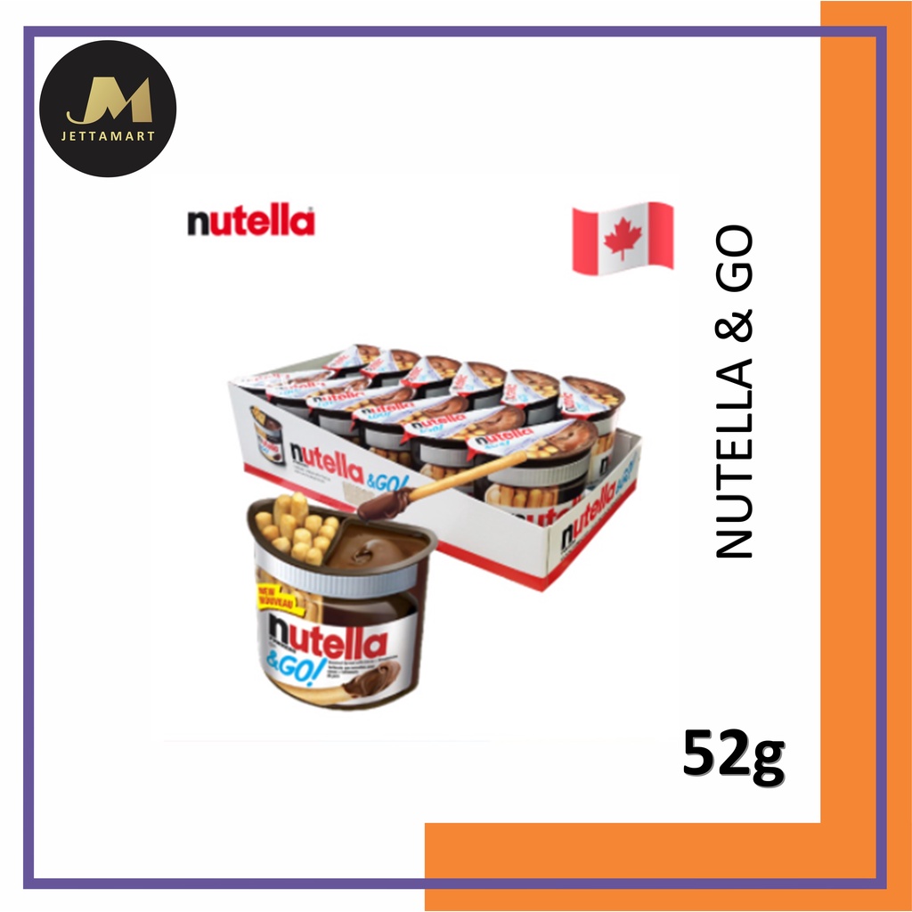 NUTELLA GO Hazelnut Spread with Cocoa+Breadstick 52g 🔥Ready Stock🔥 ...