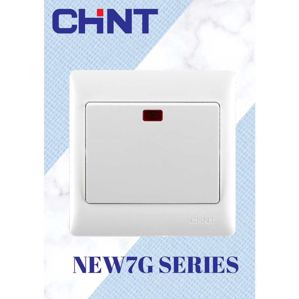 CHINT New7G 20A 250V 1 Gang 1 Way/2 Way DP Switch With Neo Light ...