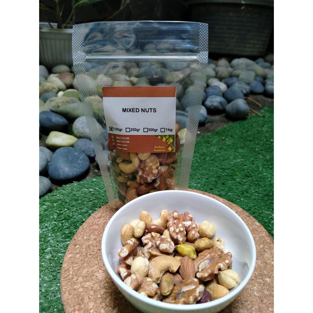 Mixed Nuts 100gr (Almond - Cashew - Walnut - Hazelnut - Pistachio ...