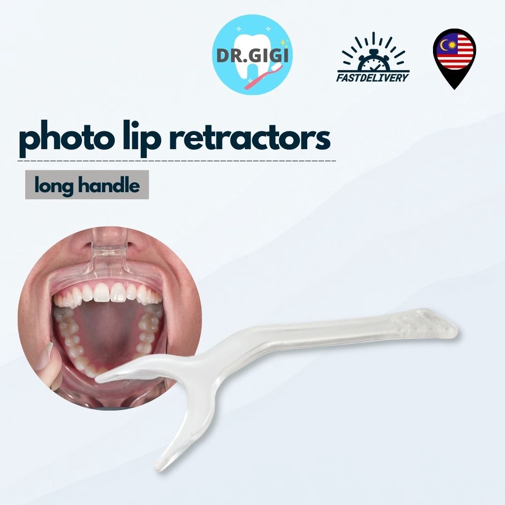 [dr.gigi] Photo Lip Retractor 2 pieces transparent plastic retractor ...