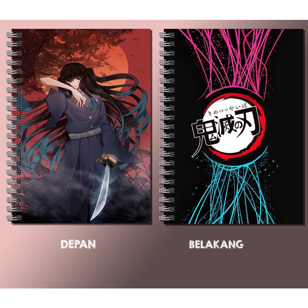 Anime Notebook / kimetsu no yaiba anime Notebook size A5 A6 A7 nezuko ...