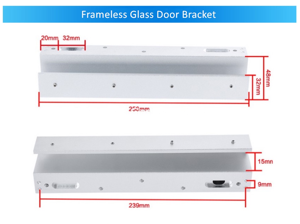 YMY BRACKET FOR SECURITY DOOR ACCESS ELECTROMAGNETIC LOCK (EM LOCK ...