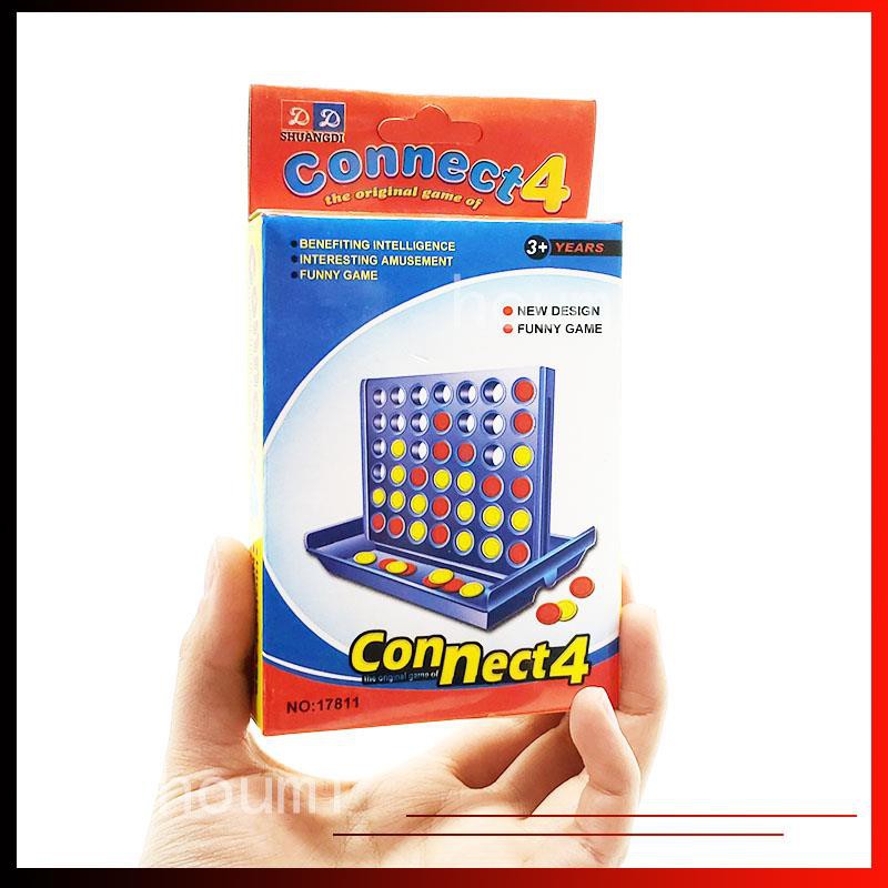 MINI Connect 4 Four-Piece Chess Online Board Game Children's ...