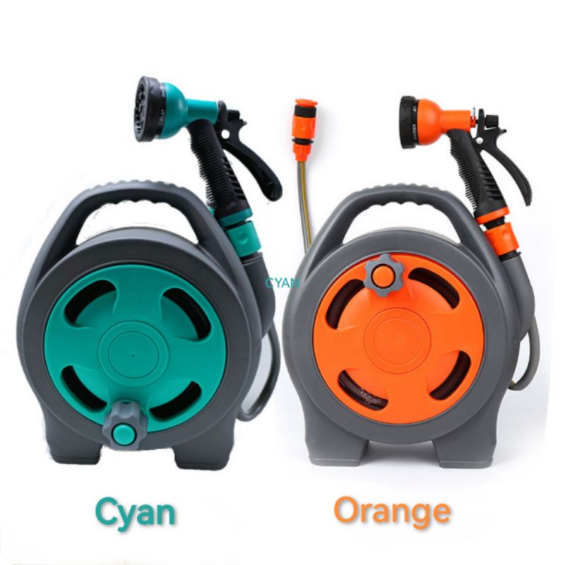 Mini Hose Reel Set Portable Water Hose Reel Set 12M / Kelkili Hos Taman ...