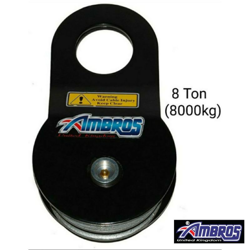 Ambros Snatch Block 8 Ton 4x4 Pulley for Winch | Shopee Malaysia