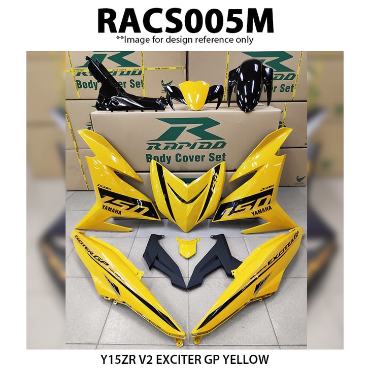 Yamaha Y15 Y15ZR V1 V2 EXCITER GP Cover Set Sticker Tanam Rapido New | Shopee Malaysia