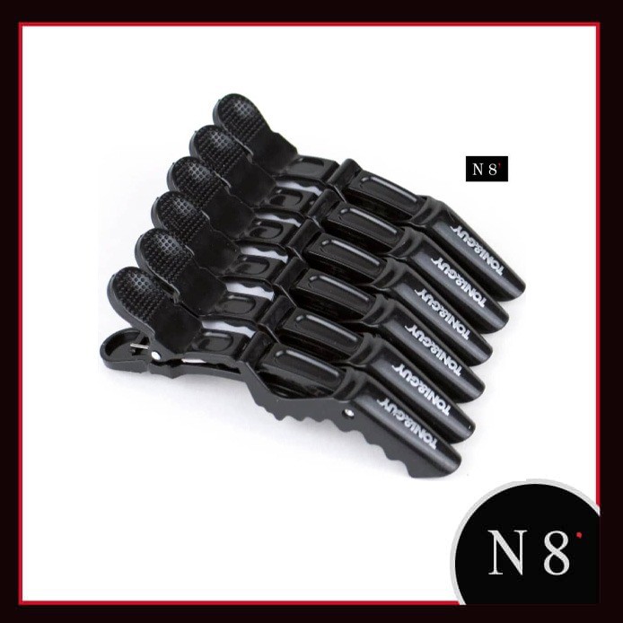 TONI & GUY Crocodile Hair Sectioning Grip Clips Cutting Clamps | Shopee ...