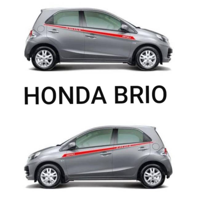 Honda brio car Sticker, honda brio car stripe list Sticker | Shopee ...
