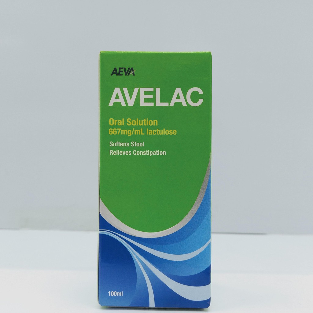 AVELAC ORAL SOLUTION 667MG/ML LACTULOSE 100ML (EXP:12/2028) | Shopee ...