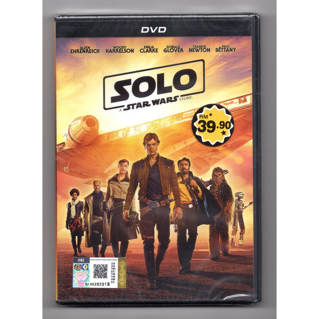 SOLO : A STAR WARS STORY (ORIGINAL DVD) | Shopee Malaysia