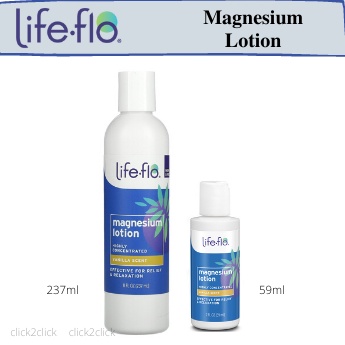 Life-flo Magnesium Lotion, Vanilla 237ml , Exp date 03/2027 | Shopee ...