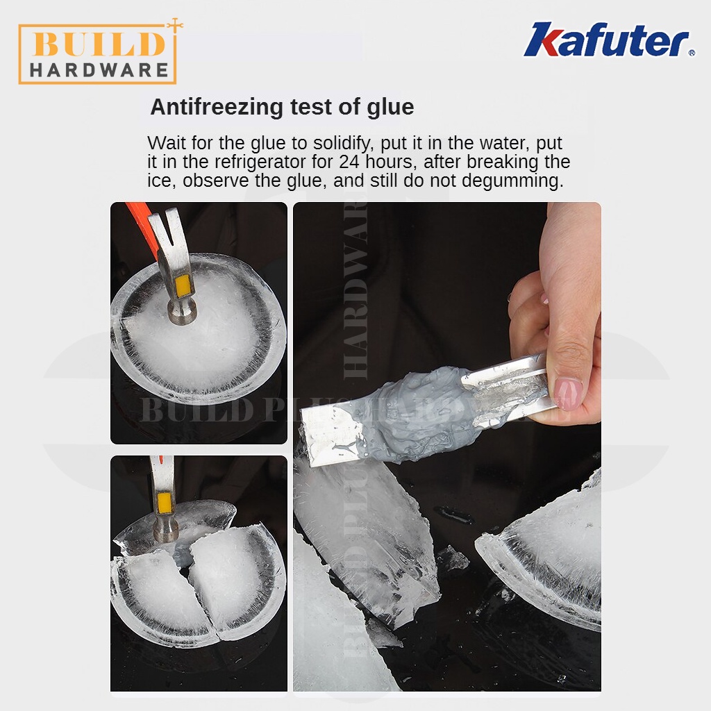 KAFUTER K-9119 Steel Weld Epoxy Compound (A+B) 65G Adhesive Repairing Casting Leakage Plugging ...