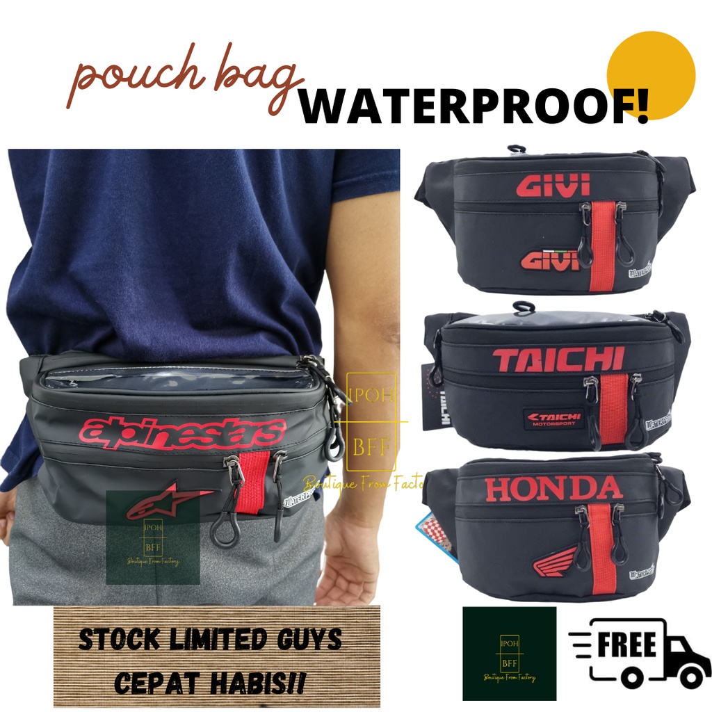 Ipoh Rider Pouch Bag Waist Sling Bag Beg Pinggang Porch Bag Kalis Air ...
