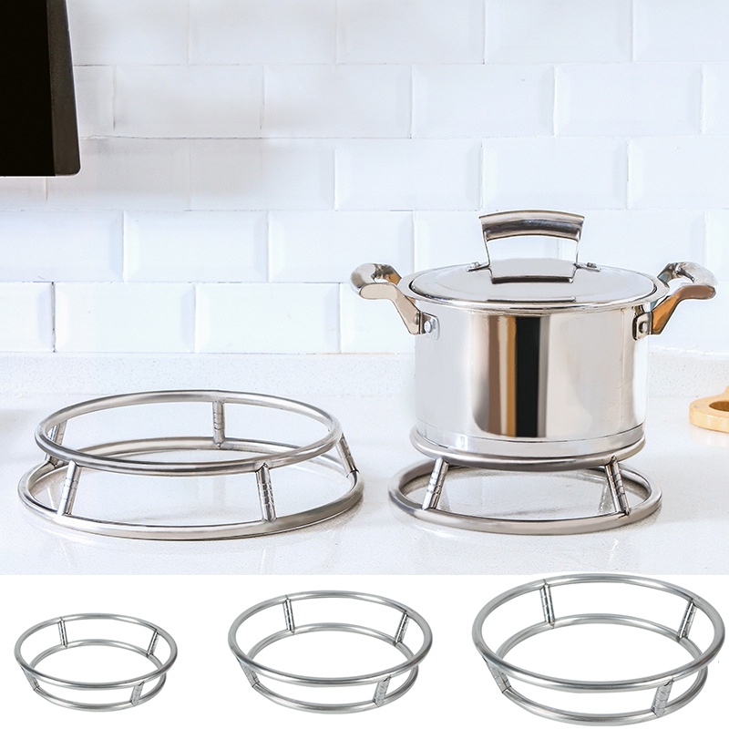 Stainless Steel Wok Pan Support Rack Stand Wok Ring Round Bottom Wok ...