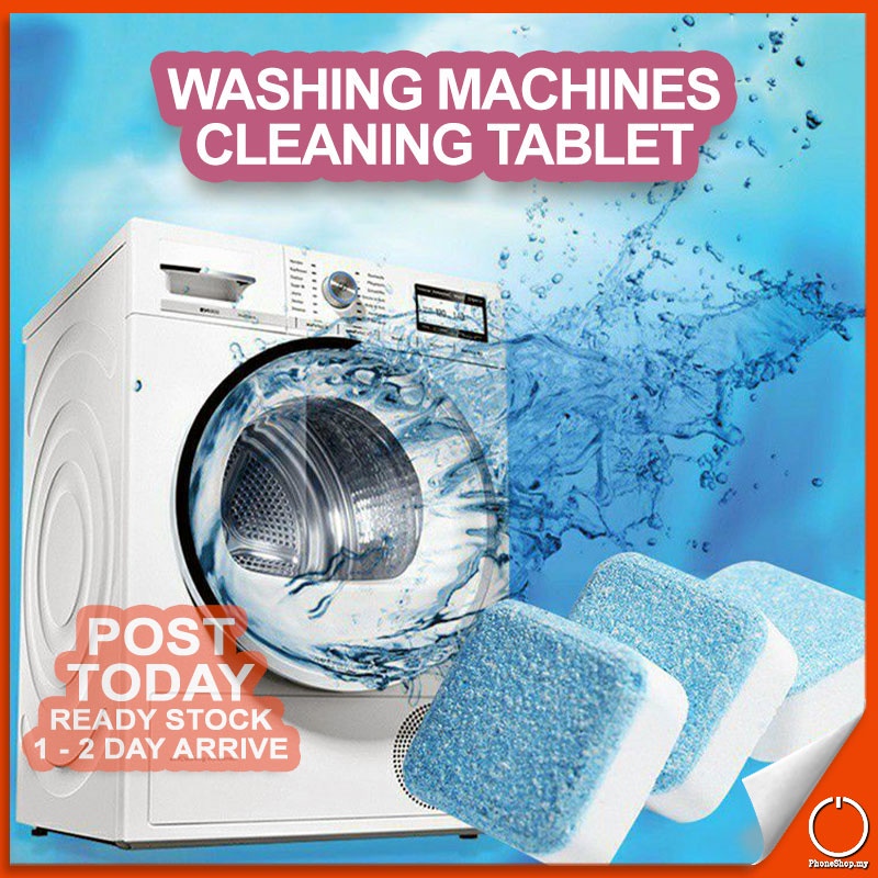 𝐁𝐀𝐂𝐓𝐄𝐑𝐈𝐀 𝐑𝐄𝐌𝐎𝐕𝐀𝐋 Washing Machine Cleaner Tablet Deep Decontamination ...