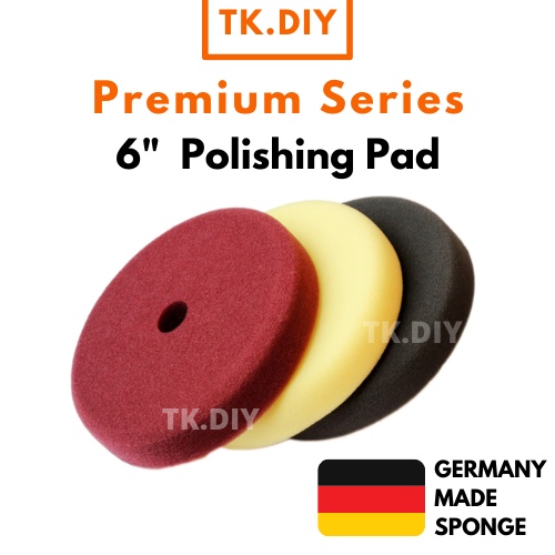 【TK.DIY】6'' Sponge Polish Pad Premium Series Car Waxing Polishing ...