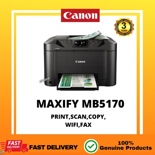 CANON MAXIFY MB5170 High Speed Multi-Function Business Printer | Shopee ...