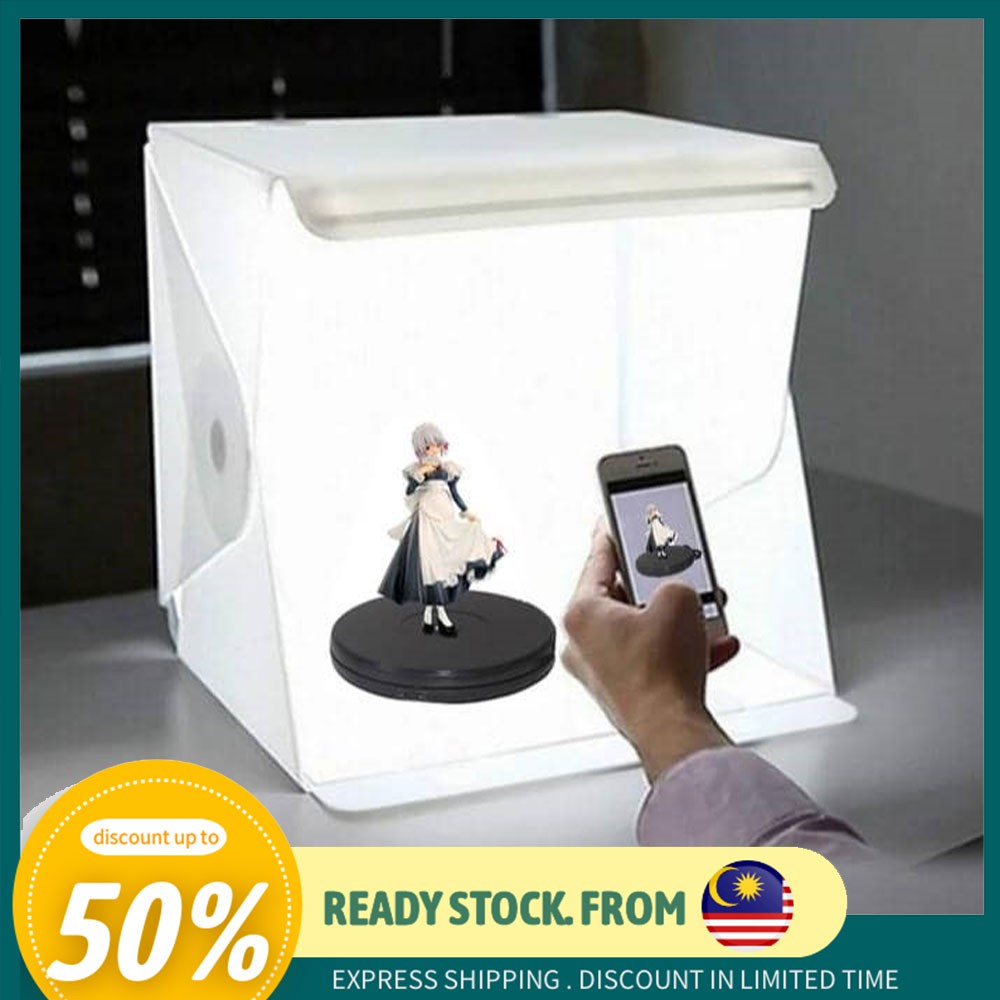 🔥 READY STOCK 🔥 Concept F 40cm Studio Portable mini Photo light Dual ...