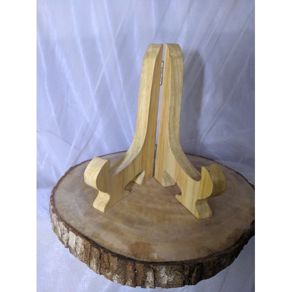 KAYU 17 cm tall frame standing/figure stand/dowry stand/wooden stand ...