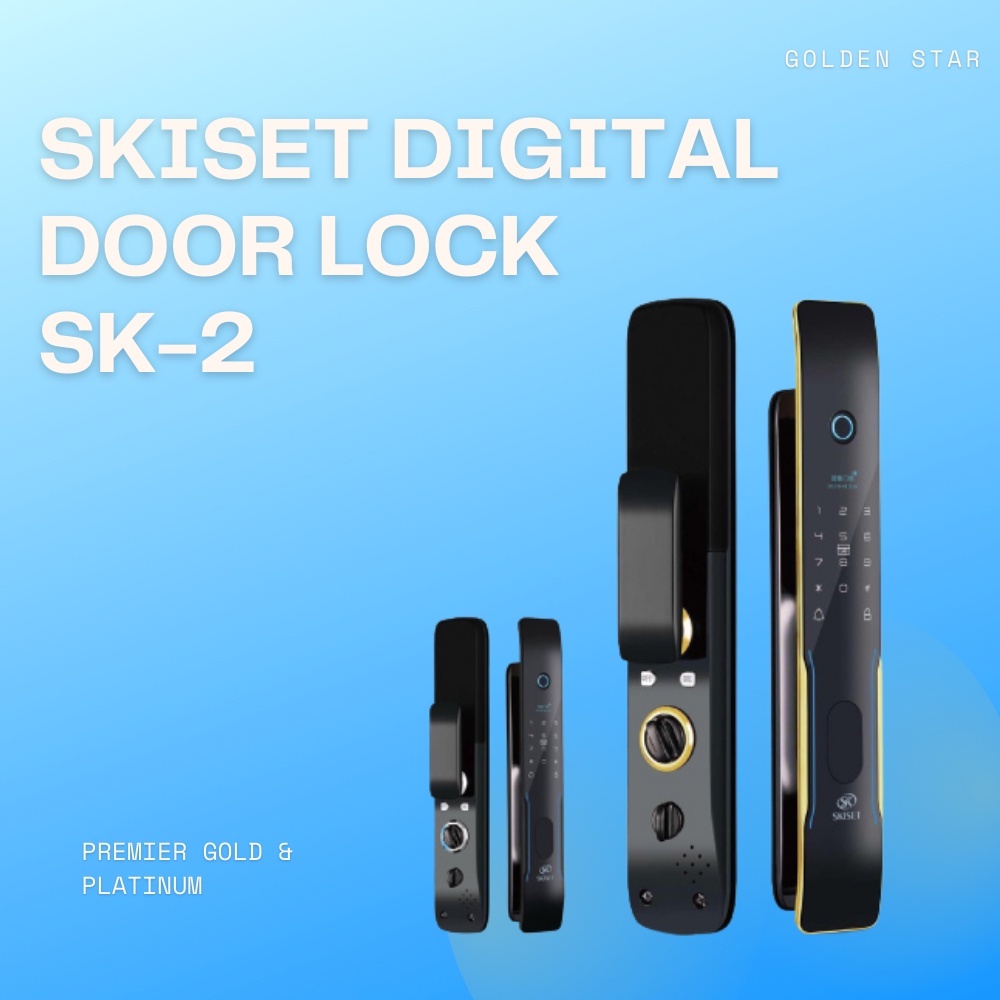 SKISET DIGITAL DOOR LOCK SK-2 (2PCS) | PRE-ORDER | Shopee Malaysia