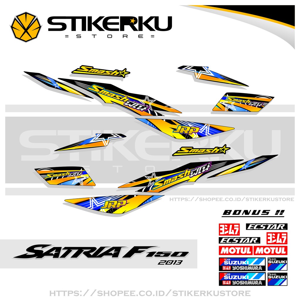 Stock decals smash 115 / sticker / striping / 2019 / thailook | Shopee ...