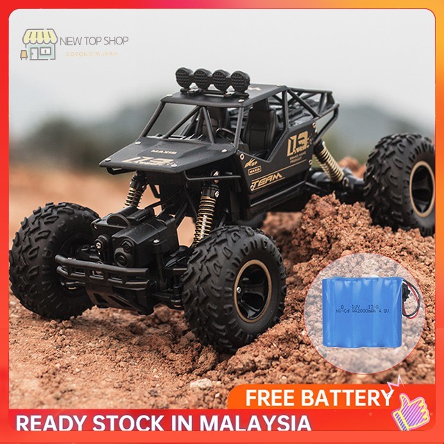 RC Car 1/16 Alloy 4WD Monster Truck Crawler 40MHz climbing Car 4x4 ...