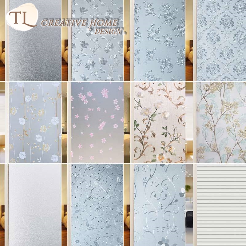 Nordic Style Static Cling Window Film & Glass Sticker - Frosted Privacy ...