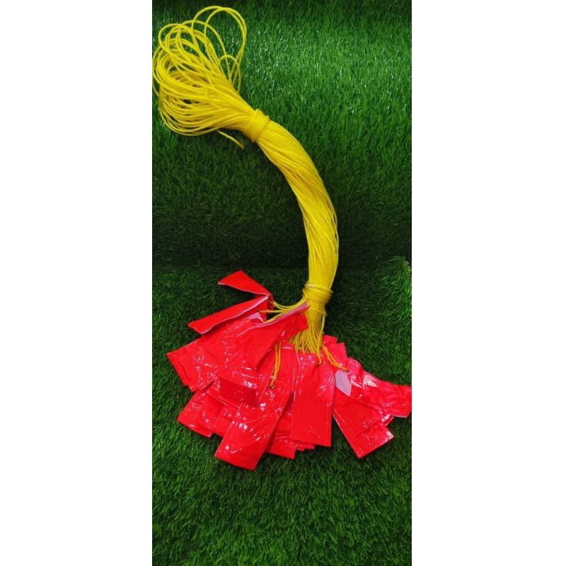 50M REFLECTIVE DELINEATOR ROPE -ORANE & YELLOW (Ready Stock ) | Shopee ...