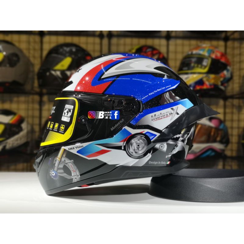 Original Motorax R50 Full Face Helmet - Full Throttle MC3 | Shopee Malaysia