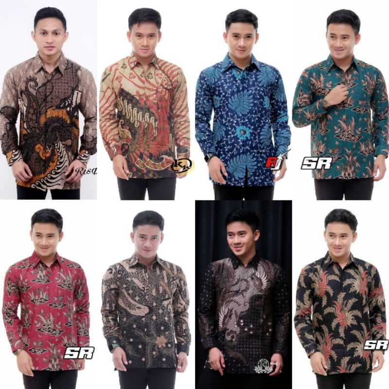 BB Batik Lelaki Dgm Fashion Black Batik Shirt Songket Long Sleeve Batik ...