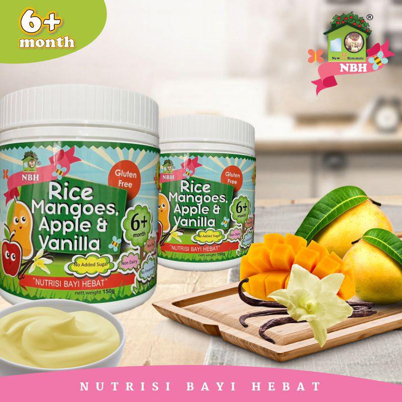 NBH homemade babyfood bubur nasi bayi segera instant porridge cereal ...