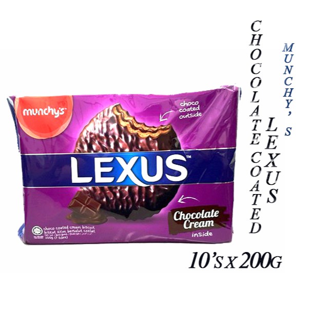 Lexus Chocolate Coated Sandwich -10's x 200g | Shopee Malaysia