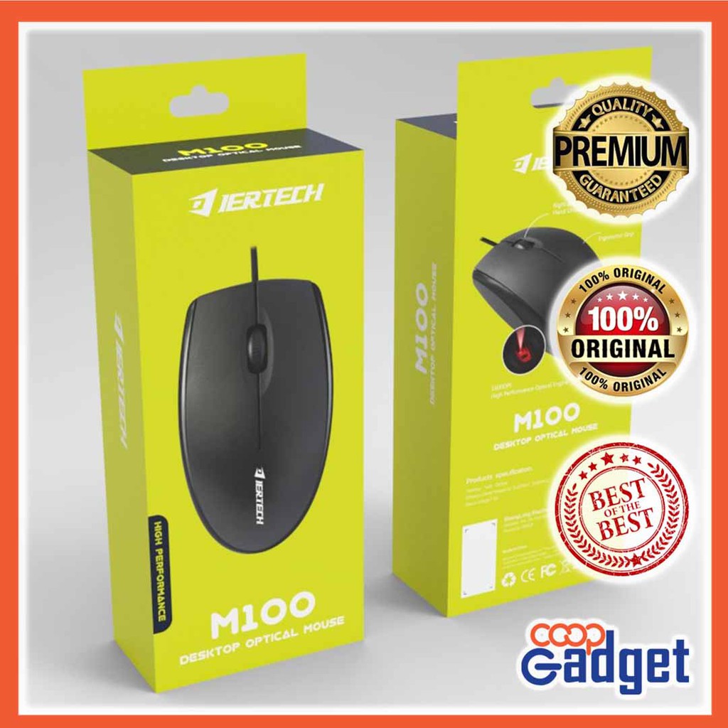 (READY STOCK) JERTECH M100 DESKTOP OPTICAL MOUSE (USB MOUSE) | Shopee Malaysia