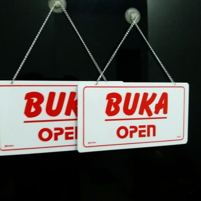 Sign LABEL OPEN CLOSE Elegant ACRYLIC OPEN CLOSE SIGN BOARD | Shopee ...