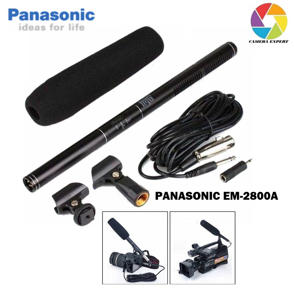Panasonic EM-2800A / 2800A Video Camera Interview Recording Microphone ...