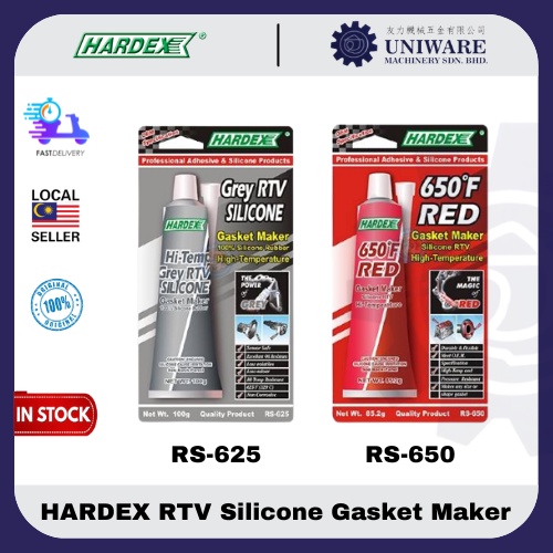 🔥100% ORIGINAL🔥 HARDEX RTV Silicone Gasket Maker High Temperature ...