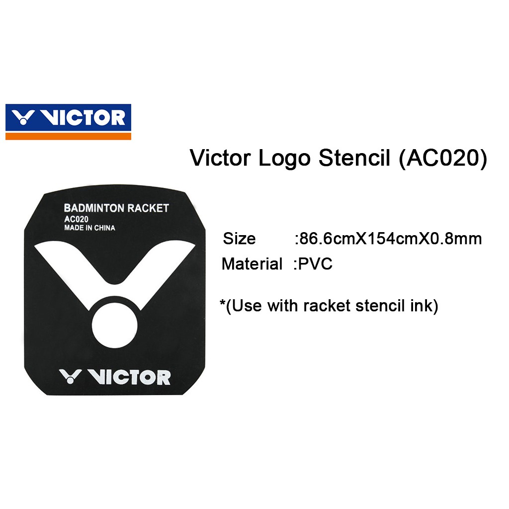 Original Victor Logo Stencil | Shopee Malaysia