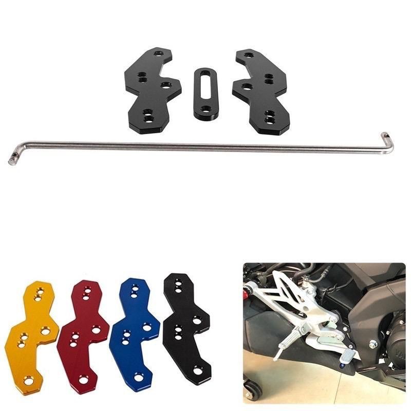 R15 V3 MT15 Footrest Extension Pedal Riser FOOTREST BRACKET ADJUSTABLE ...