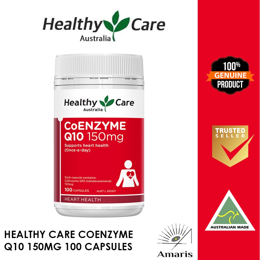 HEALTHY CARE COENZYME Q10 150MG 100 CAPSULES EXPIRY DATE: OCT 2024 (100 ...
