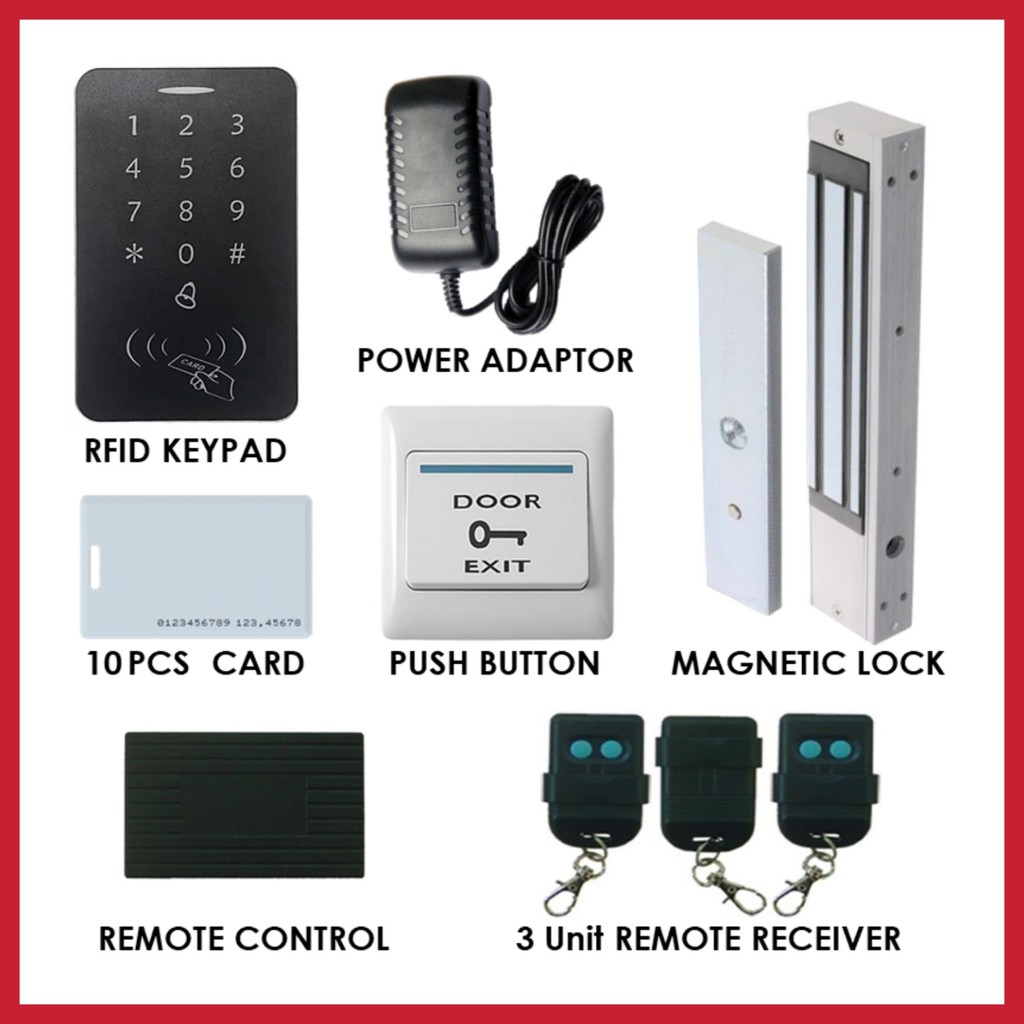 RFID D99 / KM99 Door Access Control System With Electric 280KG (600lbs ...