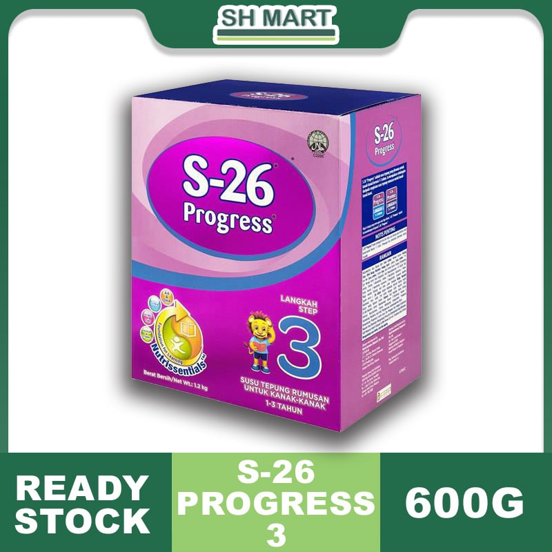 S26 Progress Step 3 Milk Powder (600g) Expiry Date: 07/01/2022 | Shopee ...