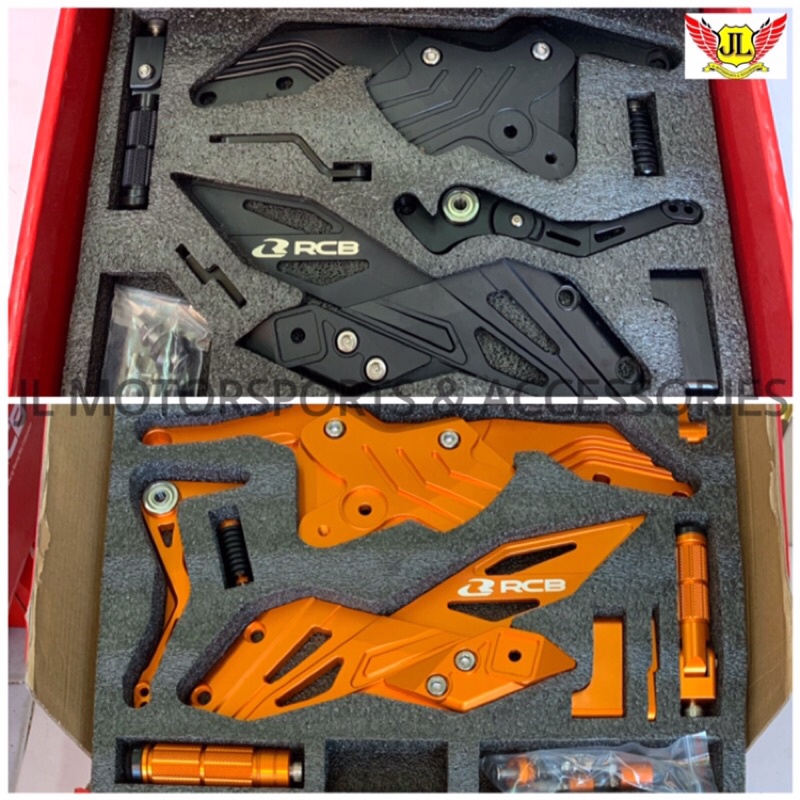 RCB Footrest Fullset S1-Series for Honda RS150R | Shopee Malaysia