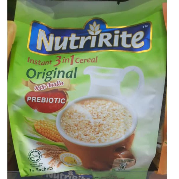 PROMOTION!!!! NutriRite Instant 3 In 1 Cereal original 15 sachets x 28g ...