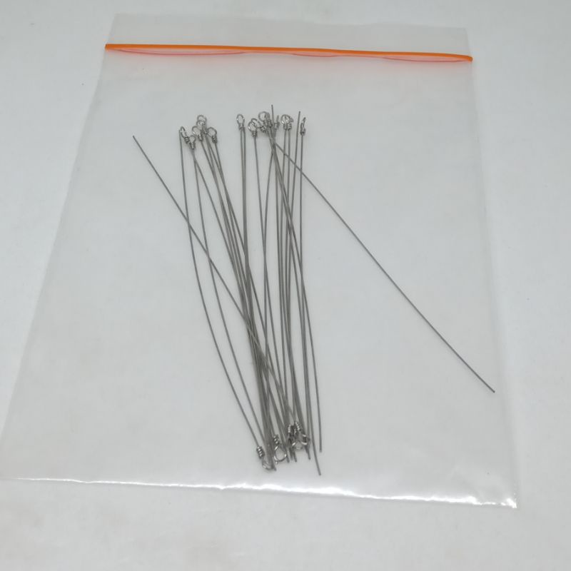 Neklin Wire Contents 10pcs Length 8cm For bawal Leaders Etc | Shopee ...