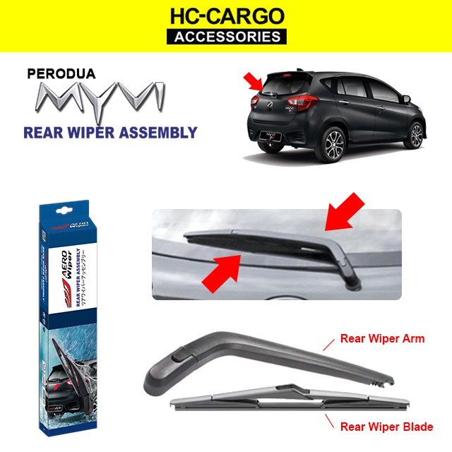 AERO WIPER Perodua Myvi 2018 - 2022 MYVI KING G3 Rear Windshield OEM ...