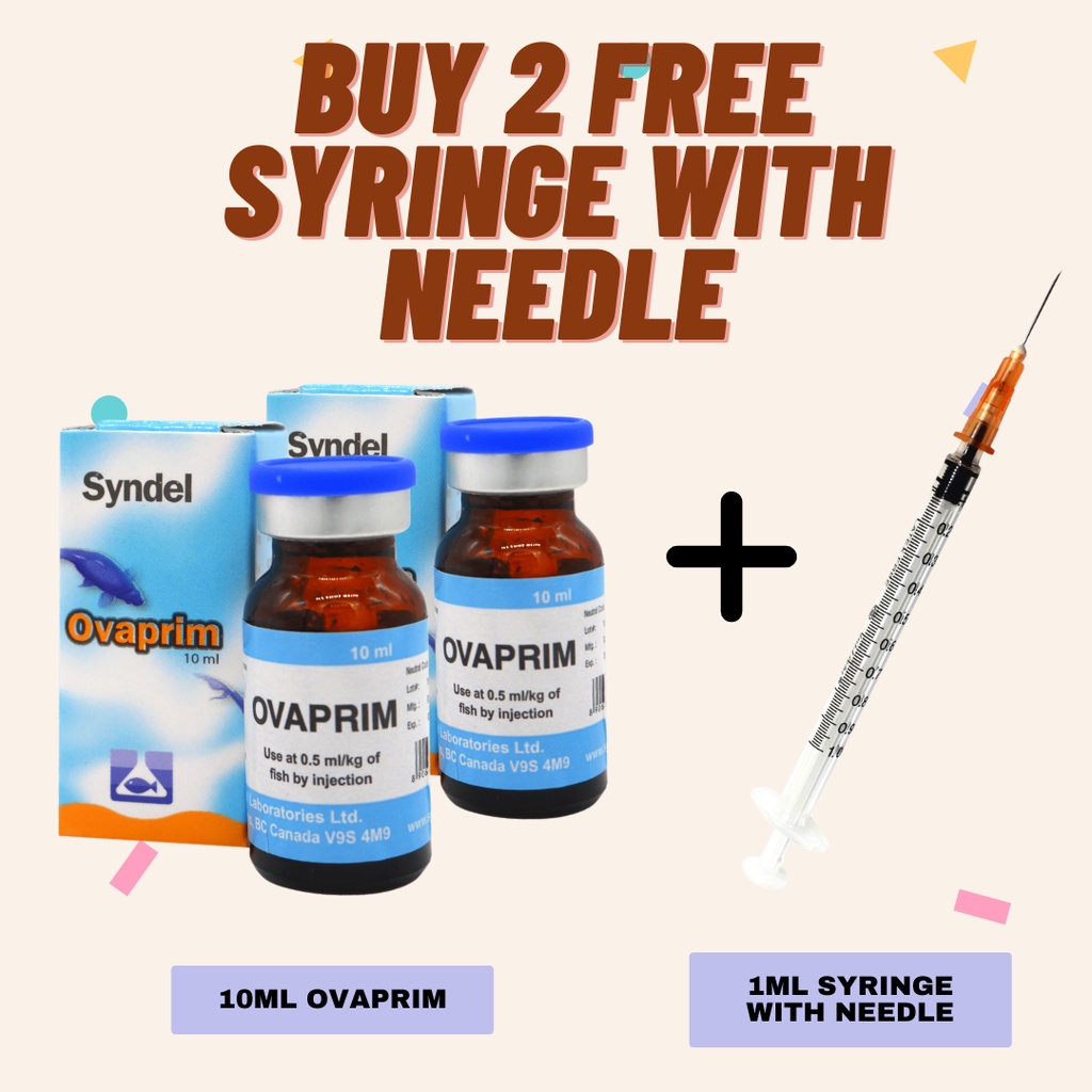 Fish Breeding Spawning Hormone - Ovaprim - Syndel (Original) | Shopee ...