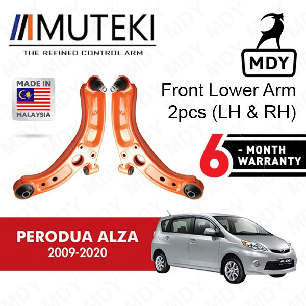 [L+R]MUTEKI Front Lower Arm For Perodua Alza (2009-2020) | Shopee Malaysia