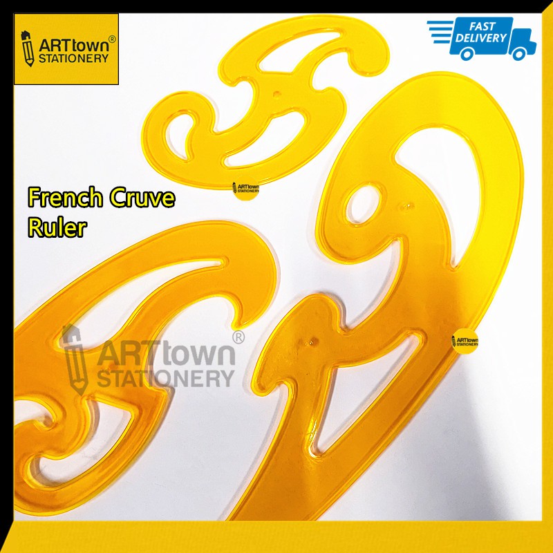 Acrylic French Curve/ Fashion Design Ruler/ Technical Drawing Ruler ...