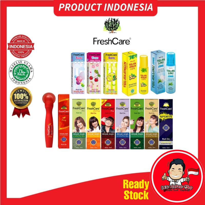 Cap Fresh Care Minyak Angin Roll On 10ml Product Indonesia tolak angin ...