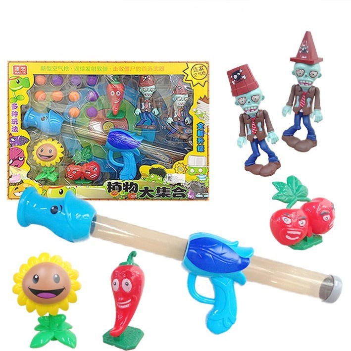 Plants vs Zombie Toys with Air Peani Fun Games Toy Play Set For Kid ...